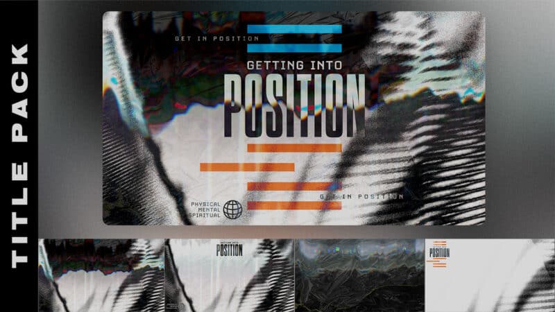 Getting Into Position | Sermon Box | Free Instant Download
