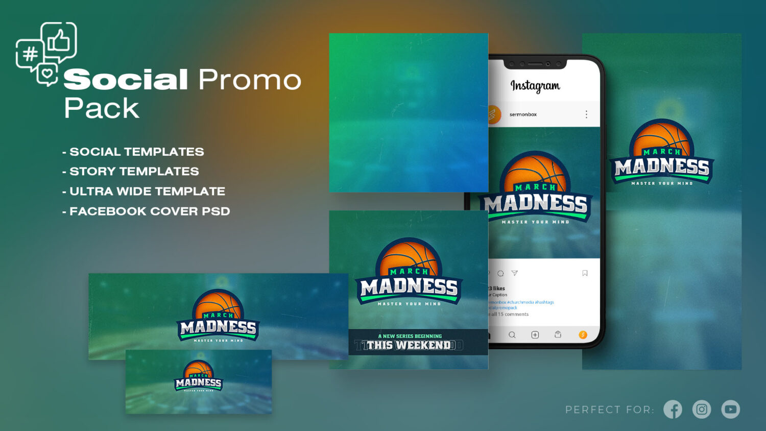 March Madness - Social Pack | Sermon Box